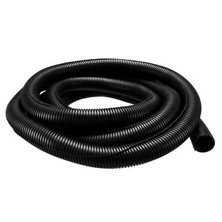 5M 36 x 42.5mm PE Split Loom Corrugated Conduit Tube for Garden - Black ...