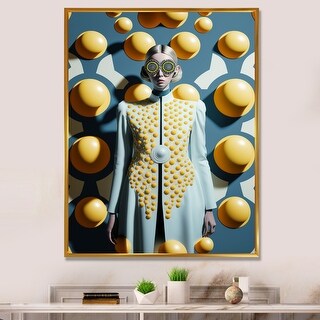 Designart "Goddess Oracle Efflorescence III" Modern Abstract Framed ...