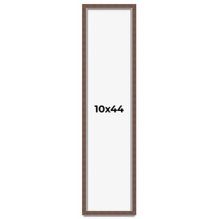 10x44 Shadow Box Frame Brown | 1.125 inches Deep Real Wood Rustic - Bed ...