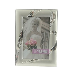 Elegance Valentina 4x6" Frm, Satin SP w/ Silver - Bed Bath & Beyond ...