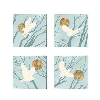 Jacob Green 'Silent Hunter' Canvas Art (Set of 4) - Bed Bath & Beyond ...