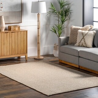 Brooklyn Rug Co Enida Casual Farmhouse Wool Blend Area Rug - On Sale ...