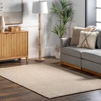 Brooklyn Rug Co Enida Casual Farmhouse Wool Blend Area Rug - On Sale ...