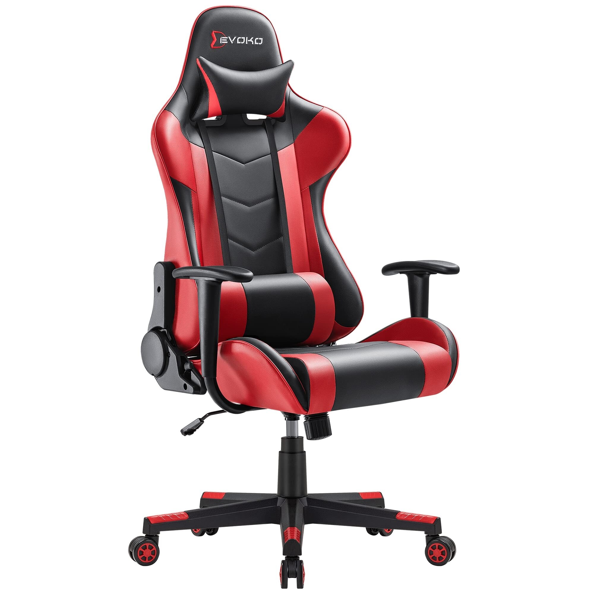 Ergonomic Gaming Chair Racing Style Adjustable Height High Back PC Computer Chair w Headrest Lumbar Support Black Red Bed Bath Beyond 42288914