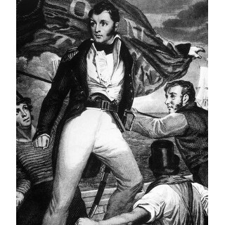 Commodore Oliver Hazard Perry During The Battle Of Lake Erie History ...