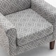 GDFStudio Ivy Traditional Rolled Arm Armchair with Solid Birch Wood ...