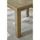 Signature Design by Ashley Galliden Light Brown Dining Extension Table ...