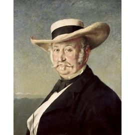 General John A. Sutter by Frank Buchser Portraits Art Print - Bed Bath ...