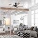 The Gray Barn Heddinge Traditional 42-inch Aged Bronze Ceiling Fan in ...