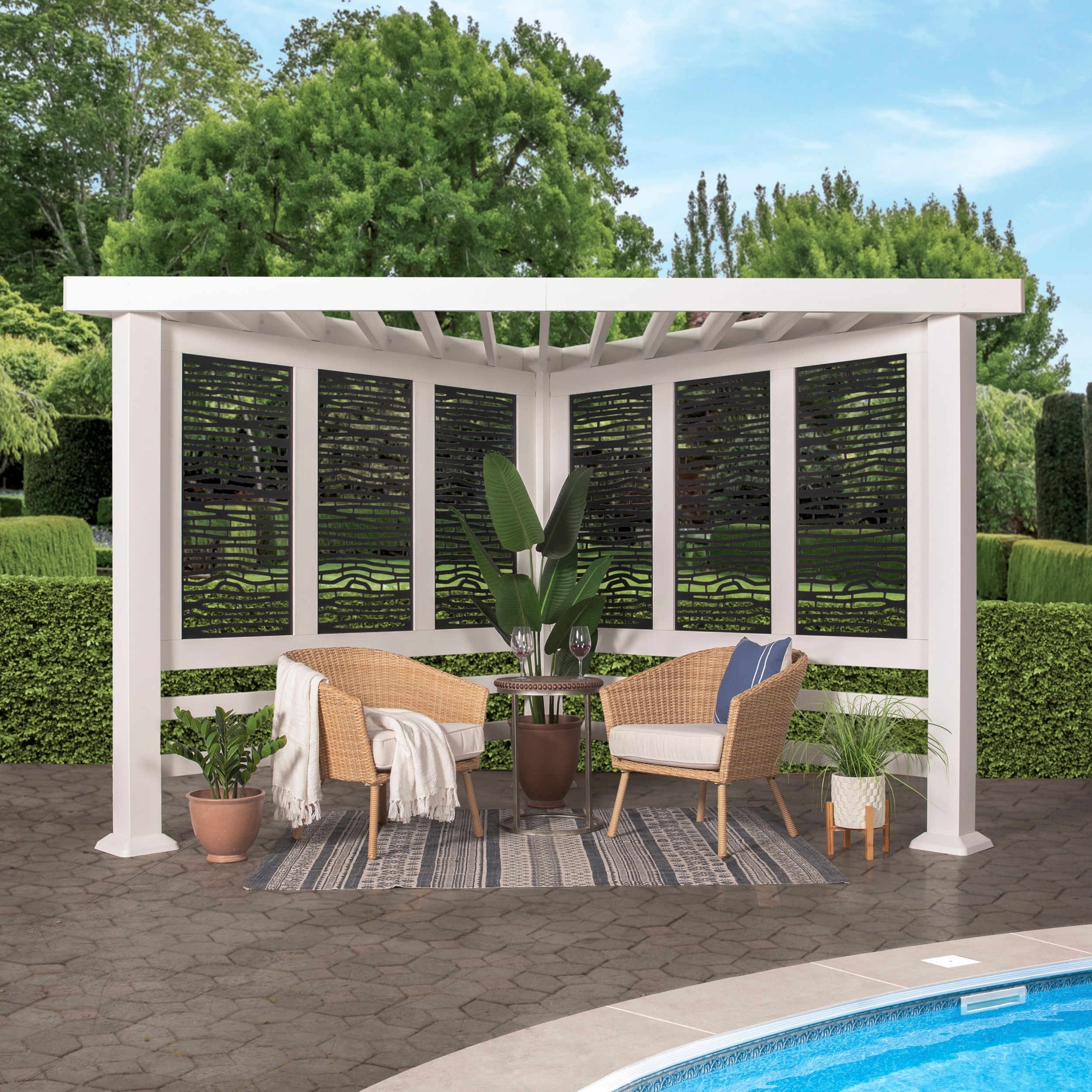 Backyard Discovery 12' x 10' Cedar Pergola - Bed Bath & Beyond - 10134893
