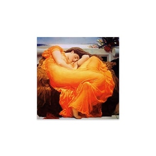 Flaming June Print On Acrylic Glass by Frederic Leighton - Bed Bath ...
