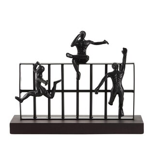 Metal People Sculpture - Black - Roche River Decor - Bed Bath & Beyond ...