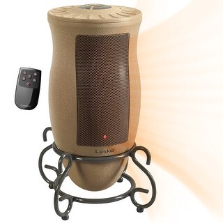 1500W Designer Series Ceramic Electric Space Heater with Remote - Beige ...