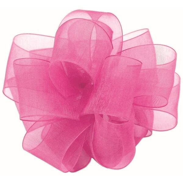 Pretty Pink Chiffon Ribbon - Bed Bath & Beyond - 36879743