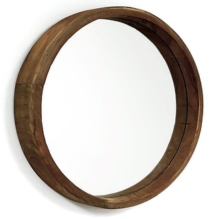 Midwood Round Decorative Wood Frame Wall Mirror - Bed Bath & Beyond ...