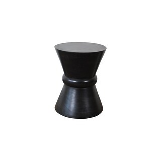 Rocco Mango Wood Side Table, Black - Bed Bath & Beyond - 42202438