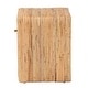 Rosina Bohemian Natural Rattan 1-Drawer Nightstand - Bed Bath & Beyond ...