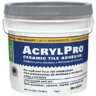 Custom ARL40003 AcrylPro Ceramic Tile Adhesive, 3.5 Gallon - Bed Bath ...