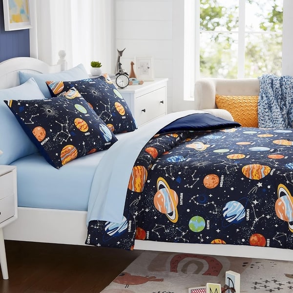 toddler space bedding