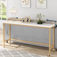 70.9 Inches Long Entryway Table for Living Room, Wood Sofa Table - 11. ...