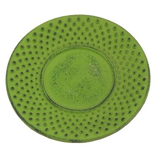 Creative Home Green Cast Iron 3.75" Round Drink Coaster - Bed Bath ...
