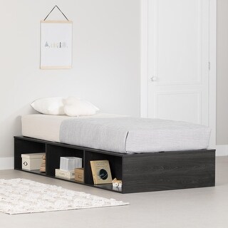 South Shore Hourra Platform Bed with Open Storage - Bed Bath & Beyond ...