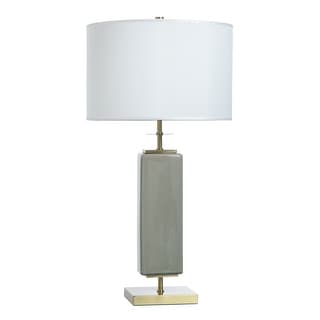 Dann Foley Lifestyle - Table Lamp - Olive Green Crackled And Glazed ...