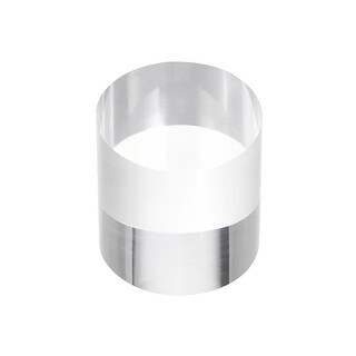 Clear Acrylic Solid Cylinder Round Display Riser, 1.6 Inches x 1.6 ...
