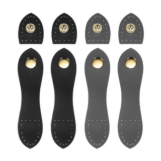 Leather Snap Buckles, Sew on Toggle Closure Buckle, Snap Buttons Tab ...
