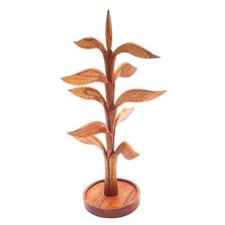 Novica Handmade Towering Tree Wood Jewelry Stand - Bed Bath & Beyond ...