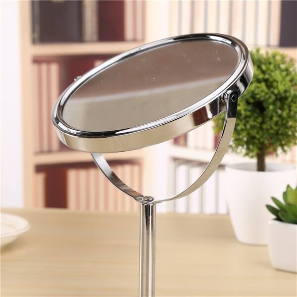 Portable 12 Magnifying Round Oval DoubleSided Cosmetic Makeup Stand ...