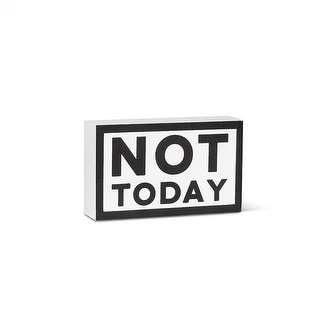 Rectangle Not Today Block Sign - Bed Bath & Beyond - 40042846
