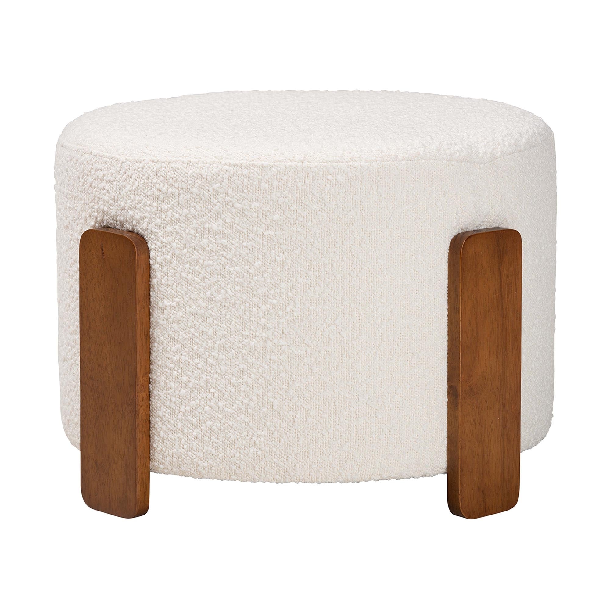 Wooden ottoman stool store