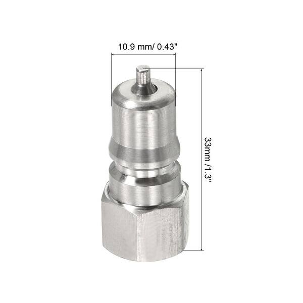 Hydraulic Quick Connect Male Coupler Stainless Steel Pipe Fitting ...