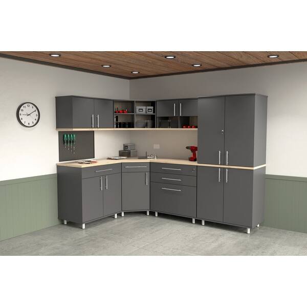 Inval Kratos 7-Piece Garage Corner Storage System - On Sale - Bed Bath ...