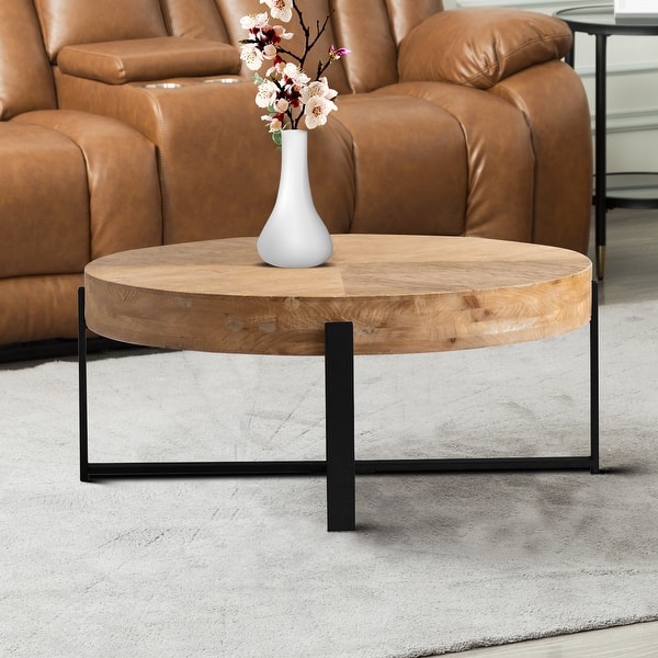 round retro coffee table