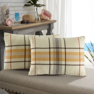 Kensie Acrylic Woven Cushion 13x19" - Bed Bath & Beyond - 34725357