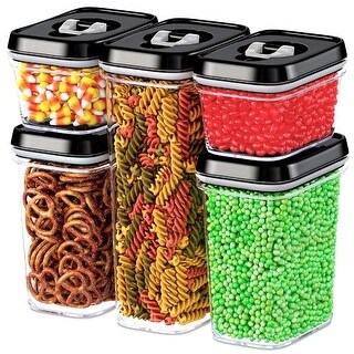 Airtight Food Storage Containers with Lids - 5 Piece Set - Kitchen ...