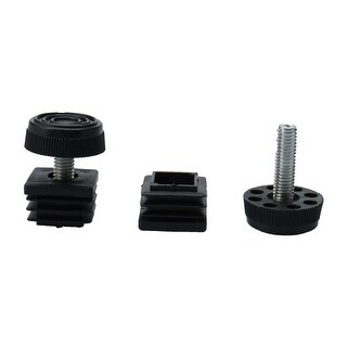 Leveling Feet Uxcell 10-Pack Adjustable - 25x25mm Furniture Glides With ...