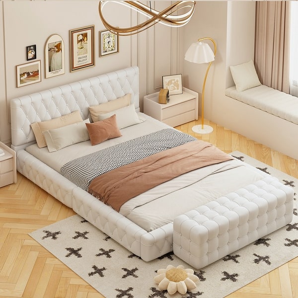 elegant bed and mattress