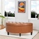 Adeco Half Moon Storage Ottoman Semi Circle Bench - Bed Bath & Beyond ...
