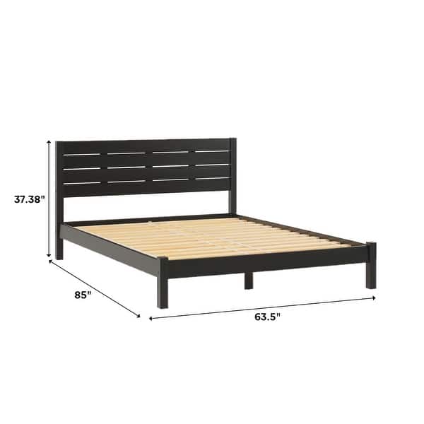 Walker Edison Minimalist Queen Bedframe - Bed Bath & Beyond - 38351745