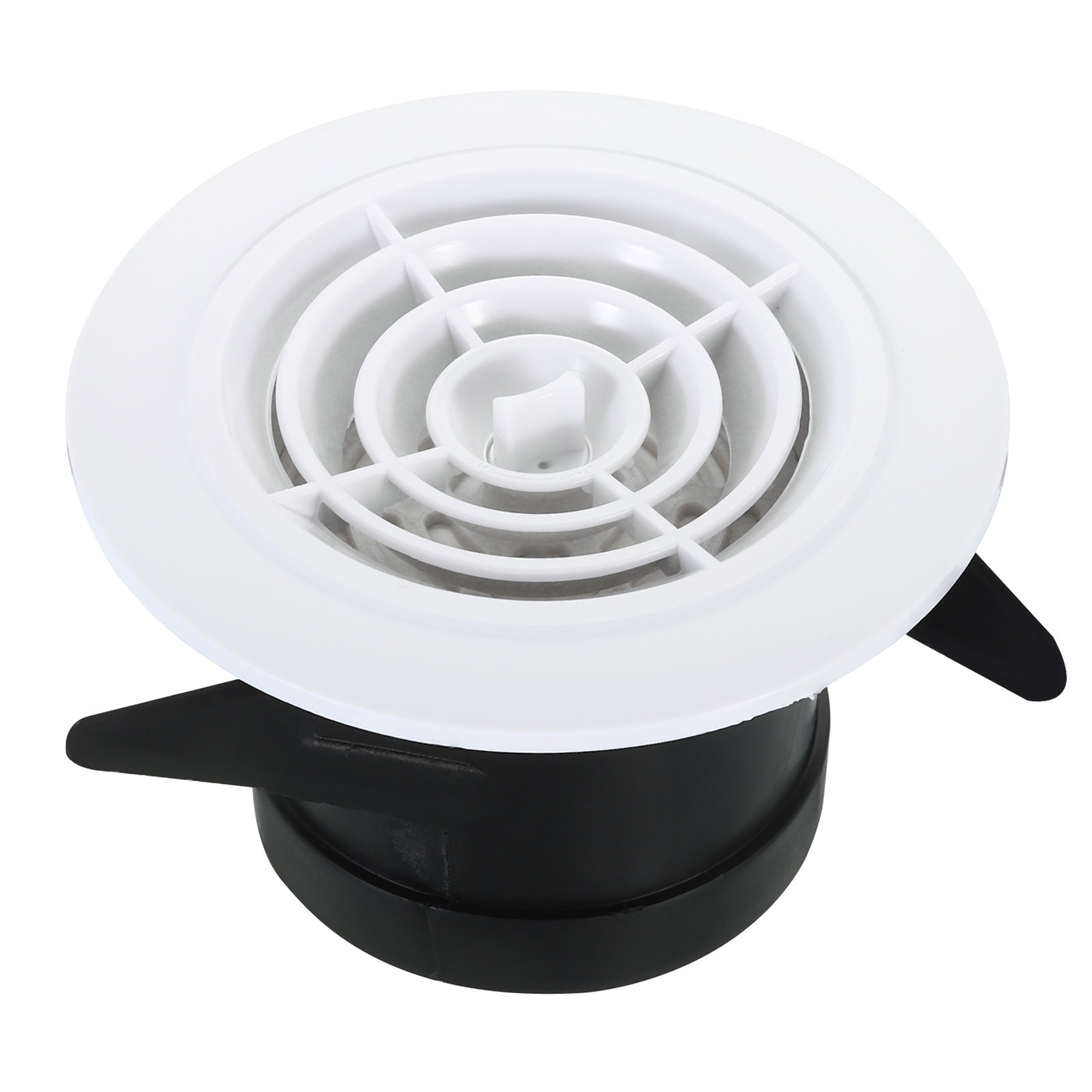 4" Round Air Vent Adjustable Grill Soffit Vent with Screen Rotate Type ...