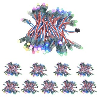 500pcs WS2811 Individually Addressable RGB LED Pixels Light 12mm Round ...