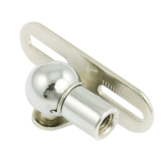 Gas Spring Mounting Ball Stud Flat Bracket Support - Silver Tone - Bed ...