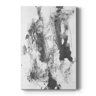 Graphite Abstract III Premium Gallery Wrapped Canvas - Ready to Hang ...