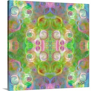 "Green Pattern Merge" Canvas Wall Art - Bed Bath & Beyond - 30185103