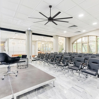 Large 84-inch Industrial Ceiling Fan without Light with Remote(8-Blade ...