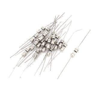20pcs AC 250V 750mA 4x11mm Fast-blow Acting Axial Lead Glass Fuse Tube ...