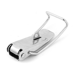 Case Box Chest Trunk Spring Loaded Clamp Draw Lock Toggle Latch Silver ...